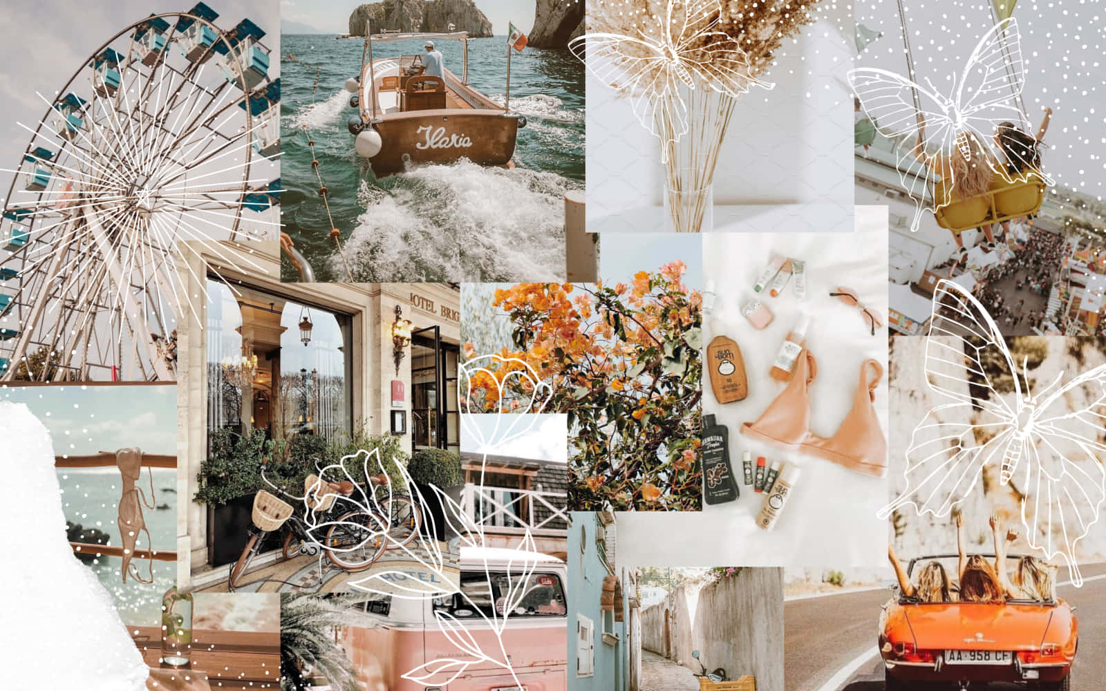 Collage Aesthetic Summer Laptop Free HD Wallpapers [100 ...