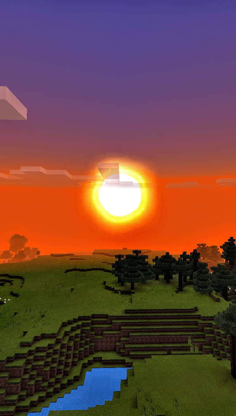 Minecraft Sunset Free HD Wallpapers [100+] - HDNiceWallpapers.com